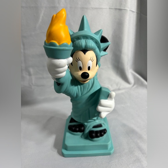Disney | Accents | Disney Mickey Minnie Mouse Bank Statue Of Liberty ...
